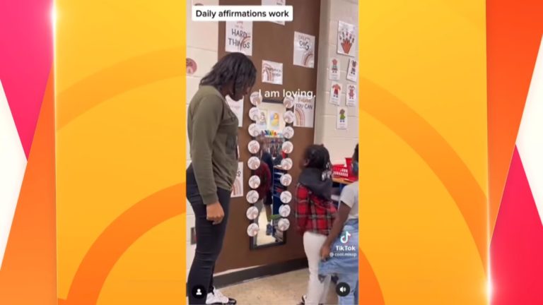 Teachers daily affirmations in front of the mirror are helping young ...