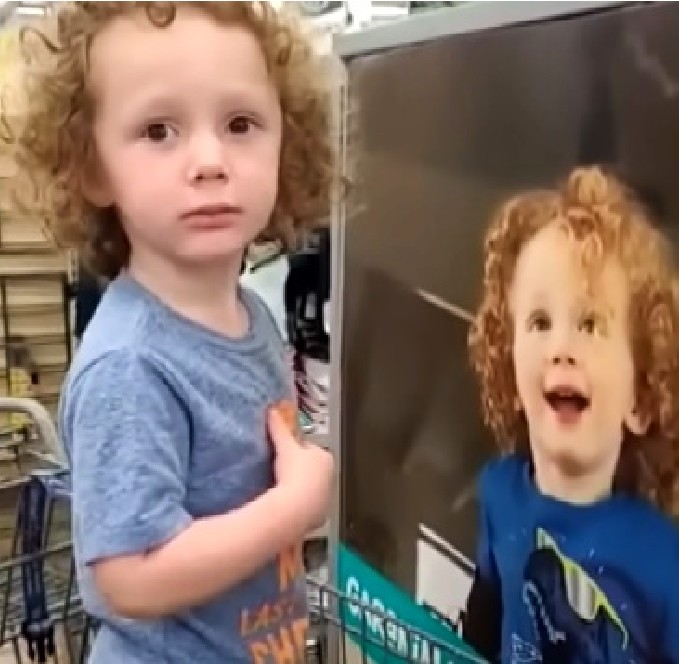 Boy spots poster at Walmart of unknown little boy & insists it’s him so ...