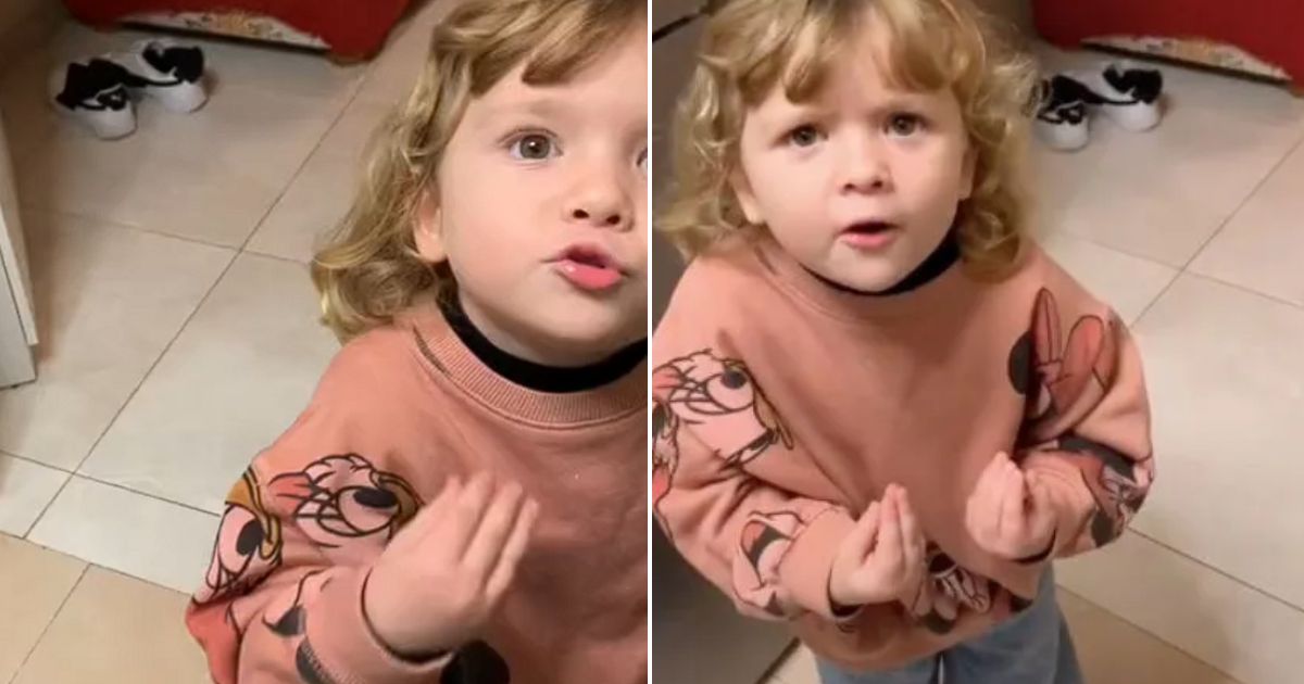 Tiny Italian toddler wins hearts with her hilariously classic Italian rant