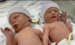 Couple welcome twins from 30 year old embryos shattering previous record