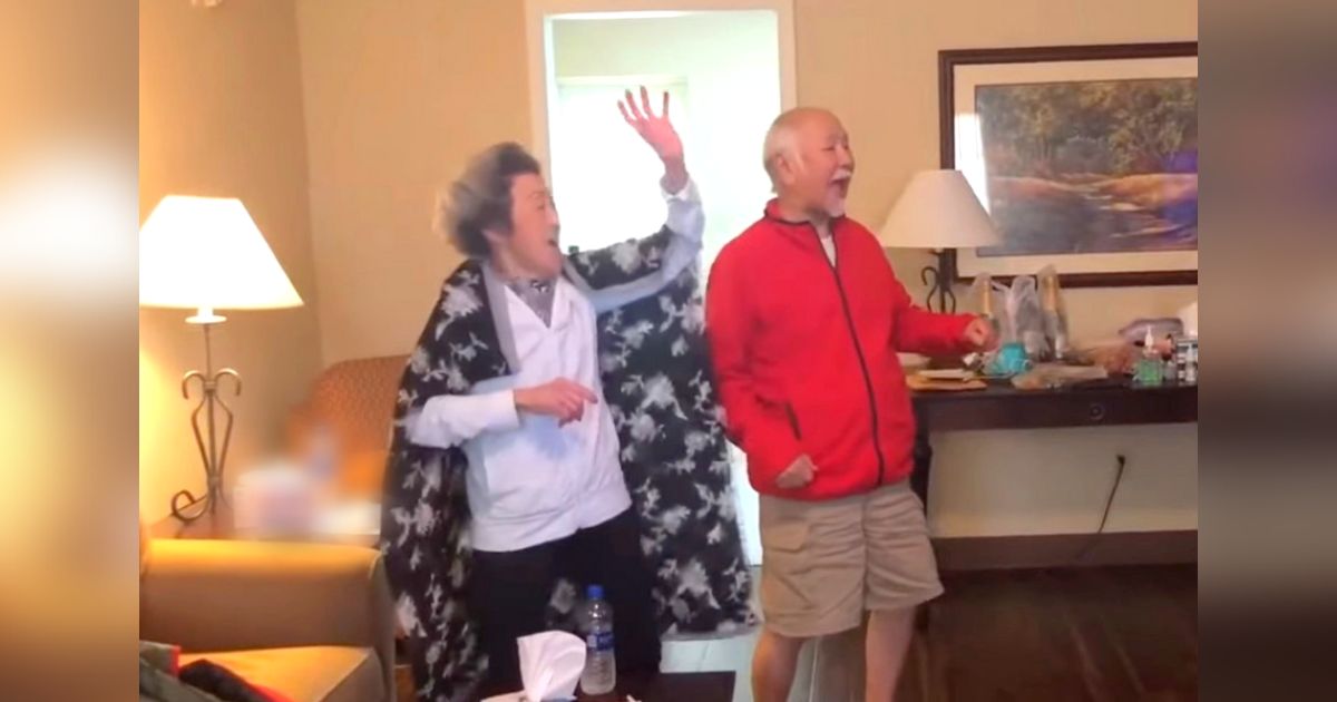 Adorable grandparents film themselves dancing to Adam Lambert song in ...