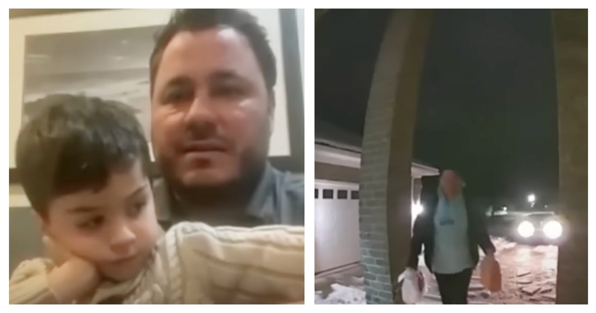 Man confused when food orders keep coming to door then realizes 6-yr ...