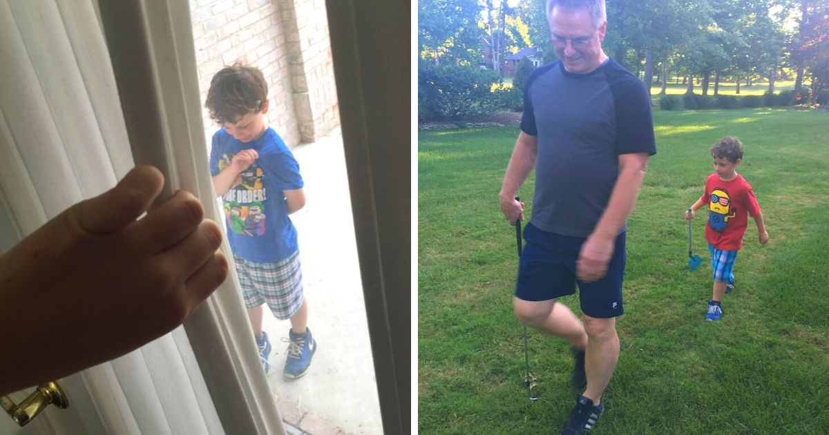 Little boy missing deployed service dad asks neighbor a “favor” to help ...