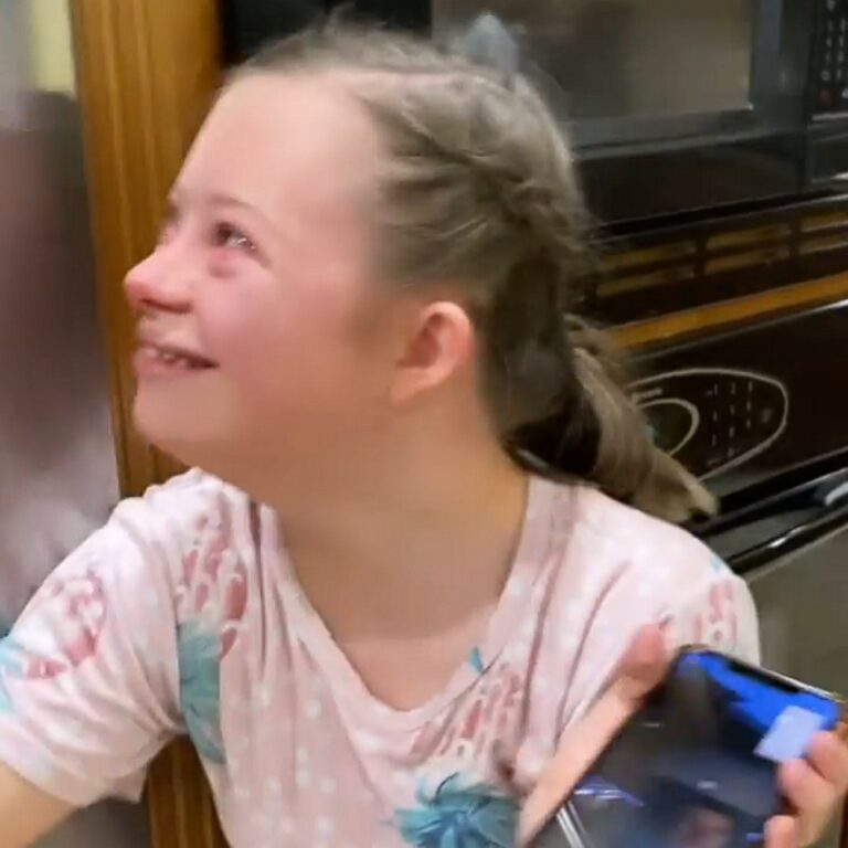 Special needs teen can’t hold back the emotion while telling dad what ...