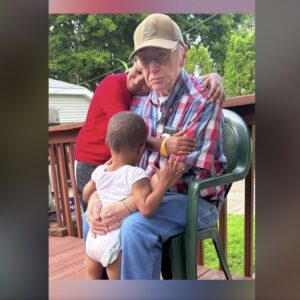 Widowed elderly man gets second chance at a family when family of 7 ...
