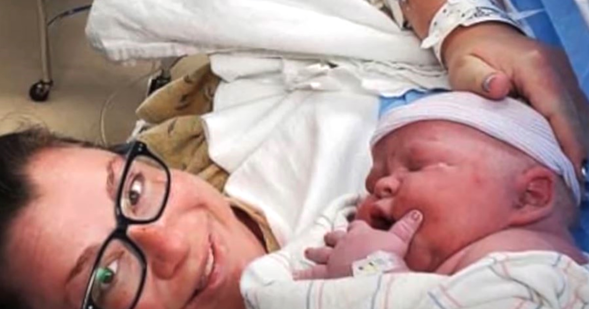 Mom suffers 19 miscarriages then gives birth to large miracle baby ...