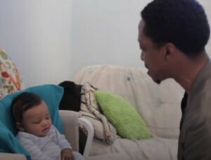 Dad ‘challenges’ baby to rap battle and baby immediately comes up with ...