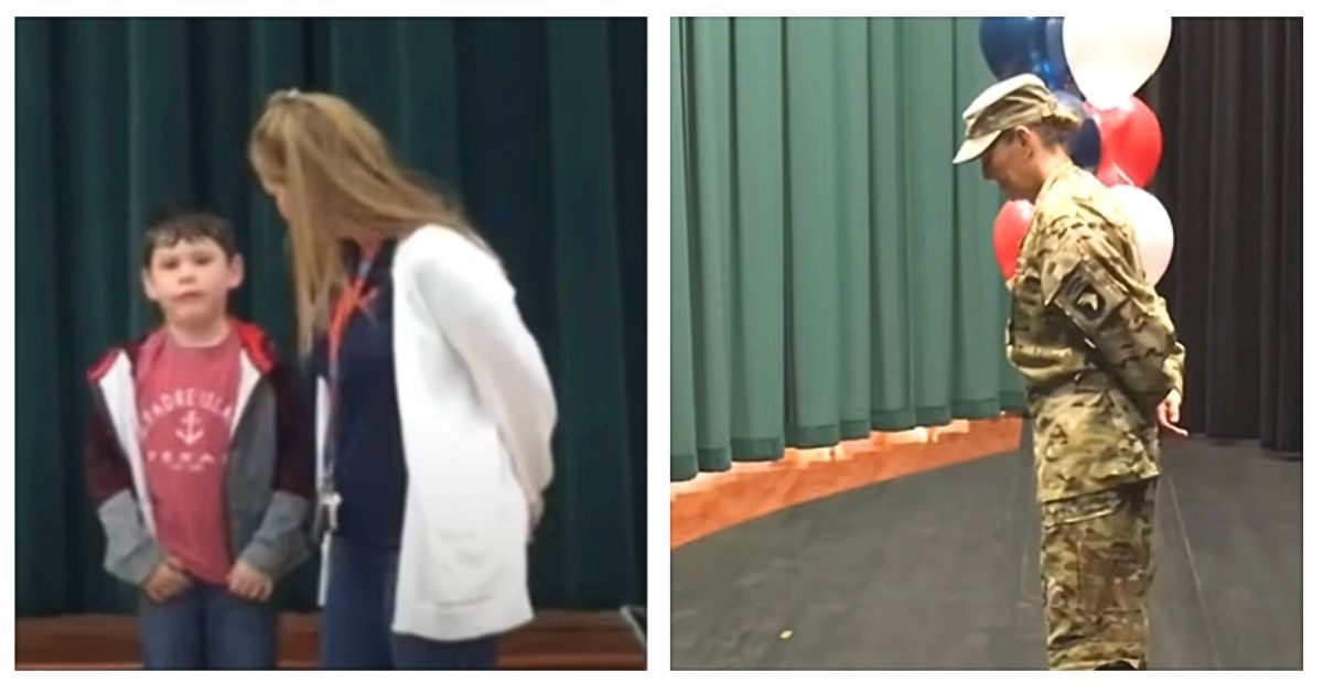 Little boy’s only wish is to be reunited with deployed mom not knowing ...