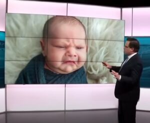 Adorable newborn wins the internet with his hilariously ‘grumpy’ first ...